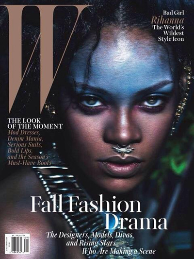 Confira o editorial de Rihanna para a nova edição da W Magazine