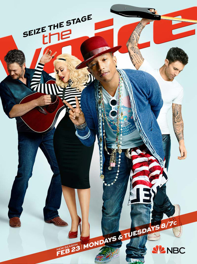 Veja os pôsteres da nova temporada do “The Voice EUA”, com Christina ...