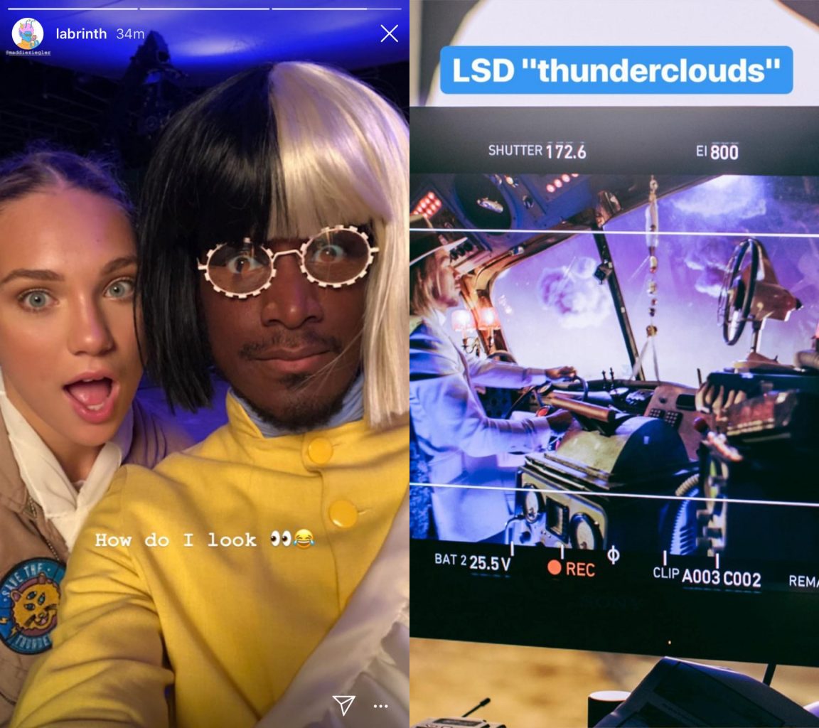 LSD grava clipe na Espanha com Maddie Ziegler | Diplo